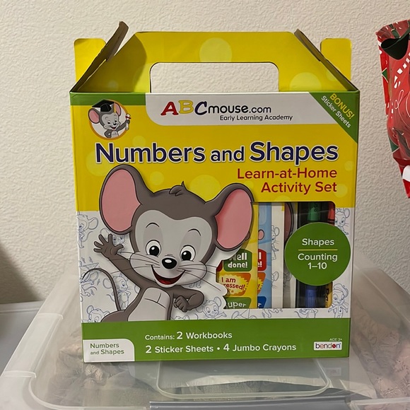 Toys | Abc Mouse Numbers And Shapes Learn At Home Activity Set | Poshmark